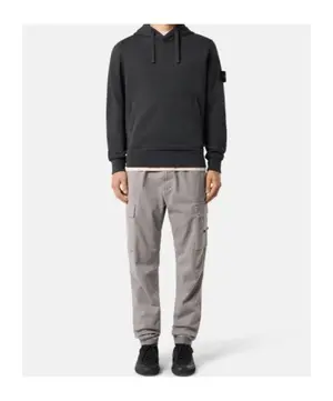 Stone Island Regular-fit Hooded Sweatshirt With Pouch Pocket
