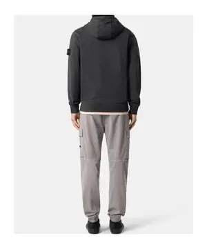 Stone Island Regular-fit Hooded Sweatshirt With Pouch Pocket