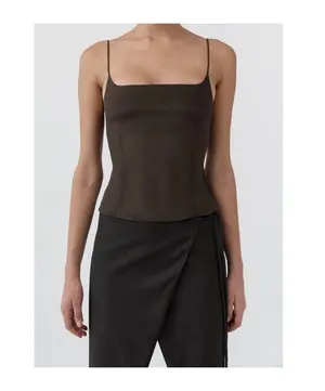 ST. AGNI Stretch Silk Cami