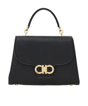 FERRAGAMO Double Gancini Top Handle
