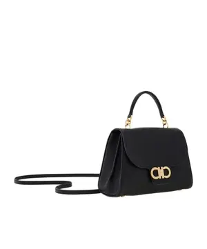 FERRAGAMO Double Gancini Top Handle
