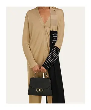 FERRAGAMO Double Gancini Top Handle