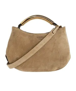 Moschino Suede Handbag