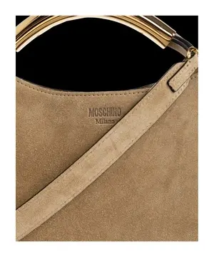 Moschino Suede Handbag