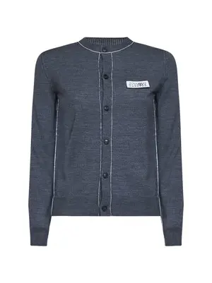MAISON MARGIELA Button-front Knit Cardigan - Grey