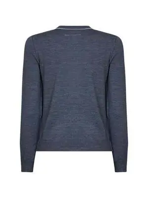 MAISON MARGIELA Button-front Knit Cardigan - Grey