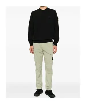 Stone Island Crew-neck Sweatshirt - Black