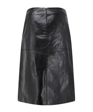 Soeur Leather Skirt With A Zipper