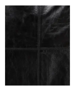 Soeur Leather Skirt With A Zipper