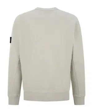 Stone Island Crewneck Sweatshirt With Ribbed Details