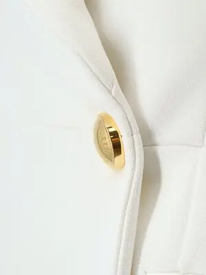 Elisabetta Franchi Double-breasted Blazer In Stretch Crêpe