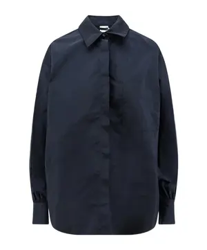 Aspesi Long-sleeve Shirt With Snap Closures - Blue