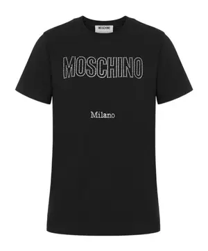 Moschino Embellished T-shirt - Black