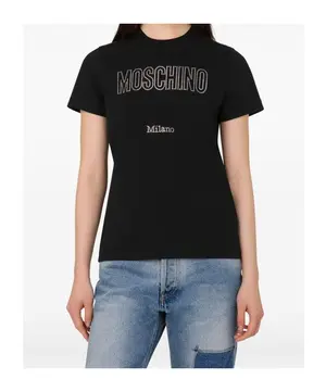 Moschino Rhinestone Logo T-shirt
