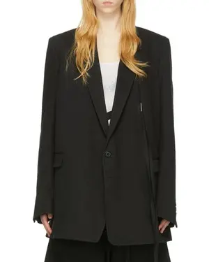 ANN DEMEULEMEESTER Single-breasted Blazer