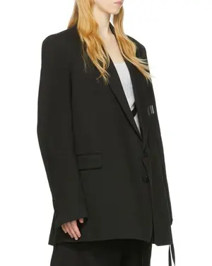 ANN DEMEULEMEESTER Single-breasted Blazer