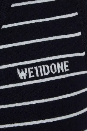We11Done Striped Vest