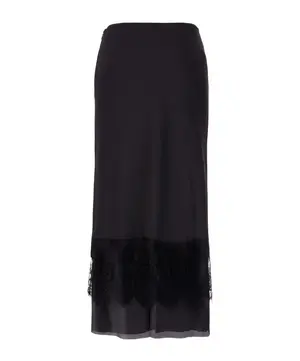 We11Done Straight Skirt - Black