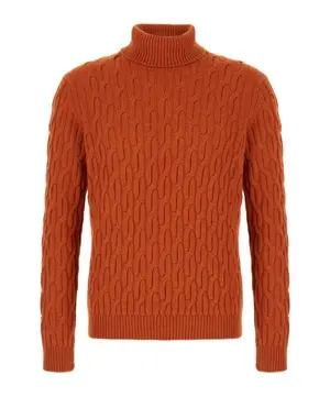 ZANONE Long-sleeved Turtleneck Sweater - Brown