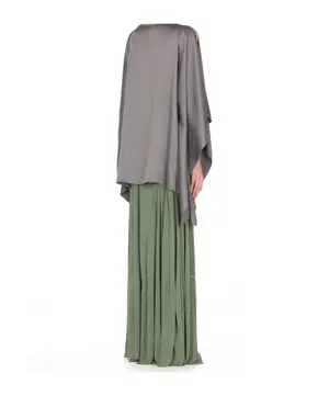LANVIN Boat Neck Caftan Top