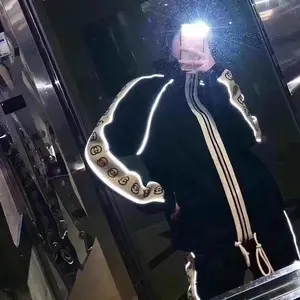 Gucci Gg Print Trim Zipped Jacket