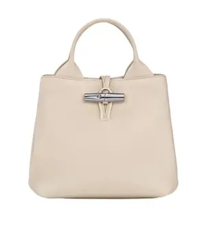 Longchamp Le Roseau S Top Handle Bag - Nude