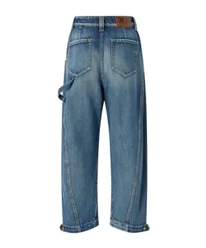 Pinko Zip Detailed Balloon Jeans
