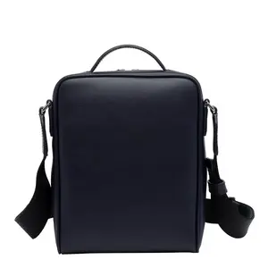 Bally Logo Printed Zip-up Messenger Bag