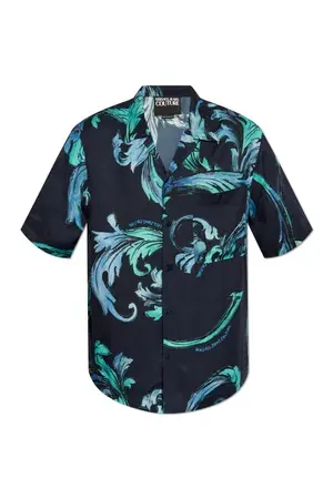 Versace Baroque Print Shirt - Black