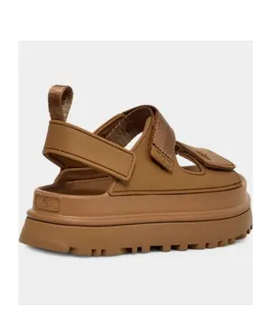 UGG Golden Glow Logo-embossed Touch-strap Sandals
