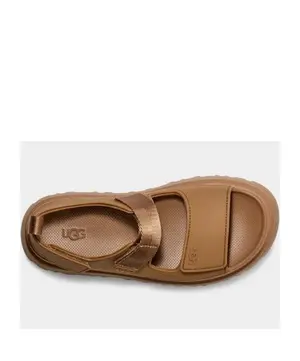 UGG Golden Glow Logo-embossed Touch-strap Sandals