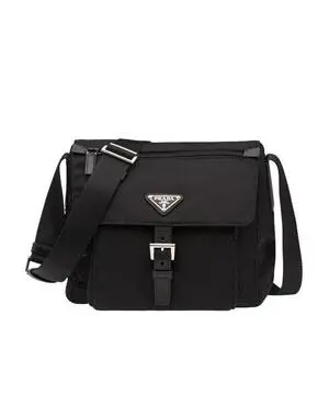 Prada Logo Cross-body Bag - Black