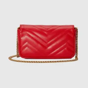 Gucci Marmont Shoulder Bag - Red