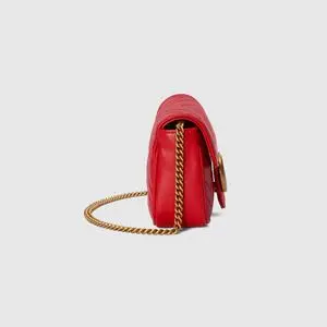 Gucci Marmont Shoulder Bag - Red