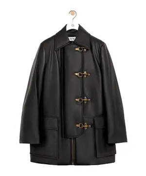 Loewe Long-sleeved Coat - Black