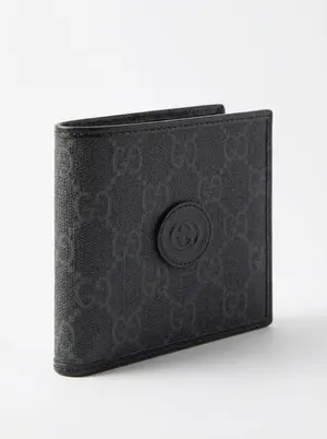 Gucci Logo Patch Bi-fold Wallet