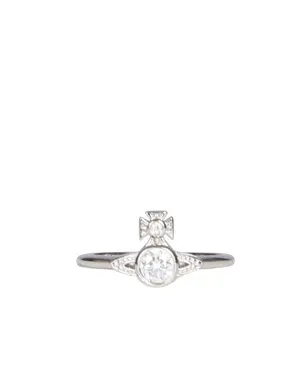 VIVIENNE WESTWOOD Logo Ring - White