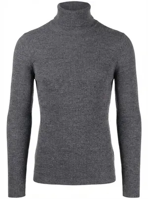 Gucci Roll-neck Ribbed Wool Jumper