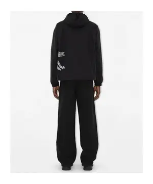 Burberry Zip-up Hooded Jacket With Equestrian Knight Print
