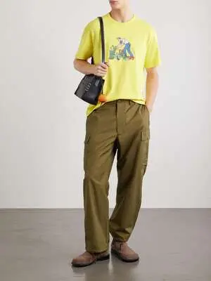 JW Anderson Gardener Embroidered Cotton-jersey T-shirt