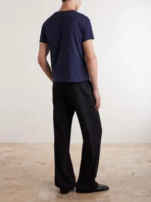 Acne Studios Logo-embroidered Cotton-jersey T-shirt