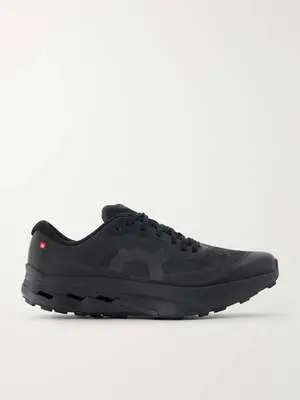 On Cloudultra Peak Rubber Trimmed Stretch-knit Sneakers - Black