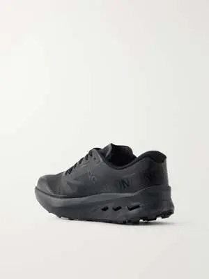 On Cloudultra Peak Rubber-trimmed Stretch-knit Sneakers - Black