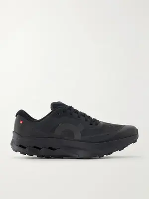 On Cloudultra Peak Rubber-trimmed Stretch-knit Sneakers - Black