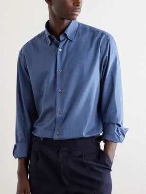 Brioni Cotton-poplin Shirt