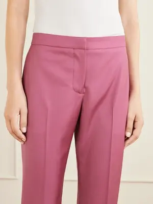 Alexander McQueen Wool Straight-leg Trousers
