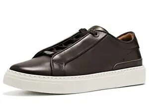 BOSS BOSS Gary Leather Low-Top Sneakers Dark Green