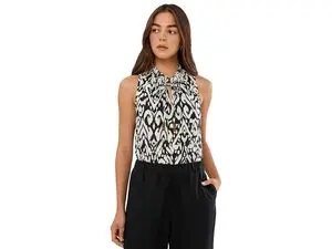 Vince Camuto Sleeveless Blouse With Tie Neck