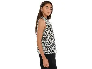 Vince Camuto Sleeveless Blouse With Tie Neck