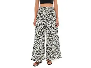 Vince Camuto Cropped Wide Leg Pants Clothing Rich - Black